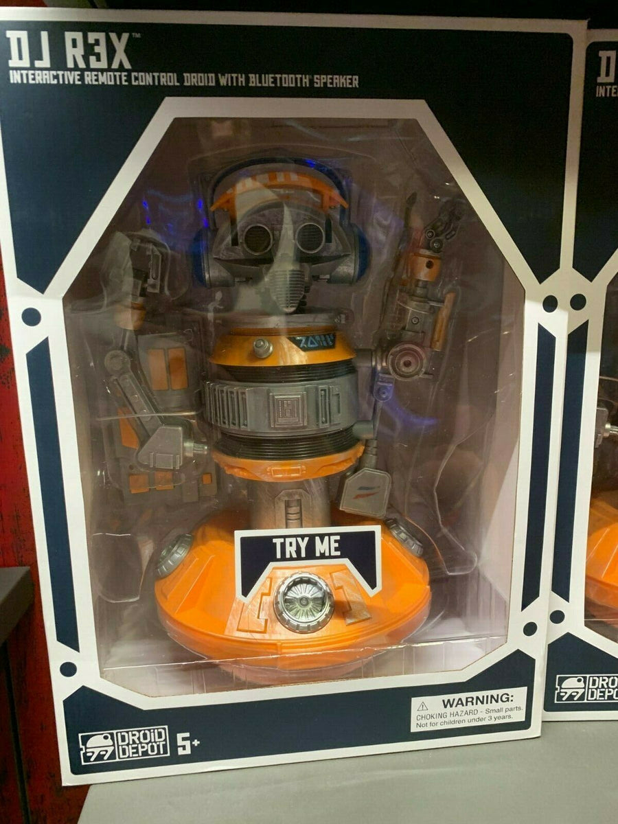 Galaxy's Edge DJ R3X Droid Interactive Bluetooth Speaker RC DJ REX ...