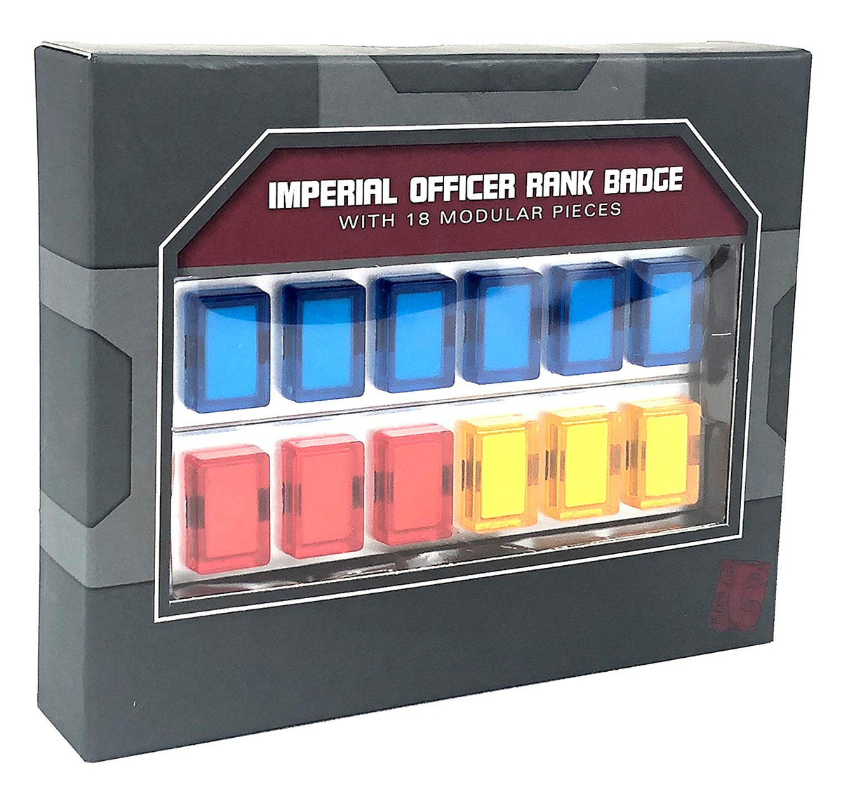 Galaxy's Edge Empire Imperial Officer Rank Badge Set with 18 Modular P ...