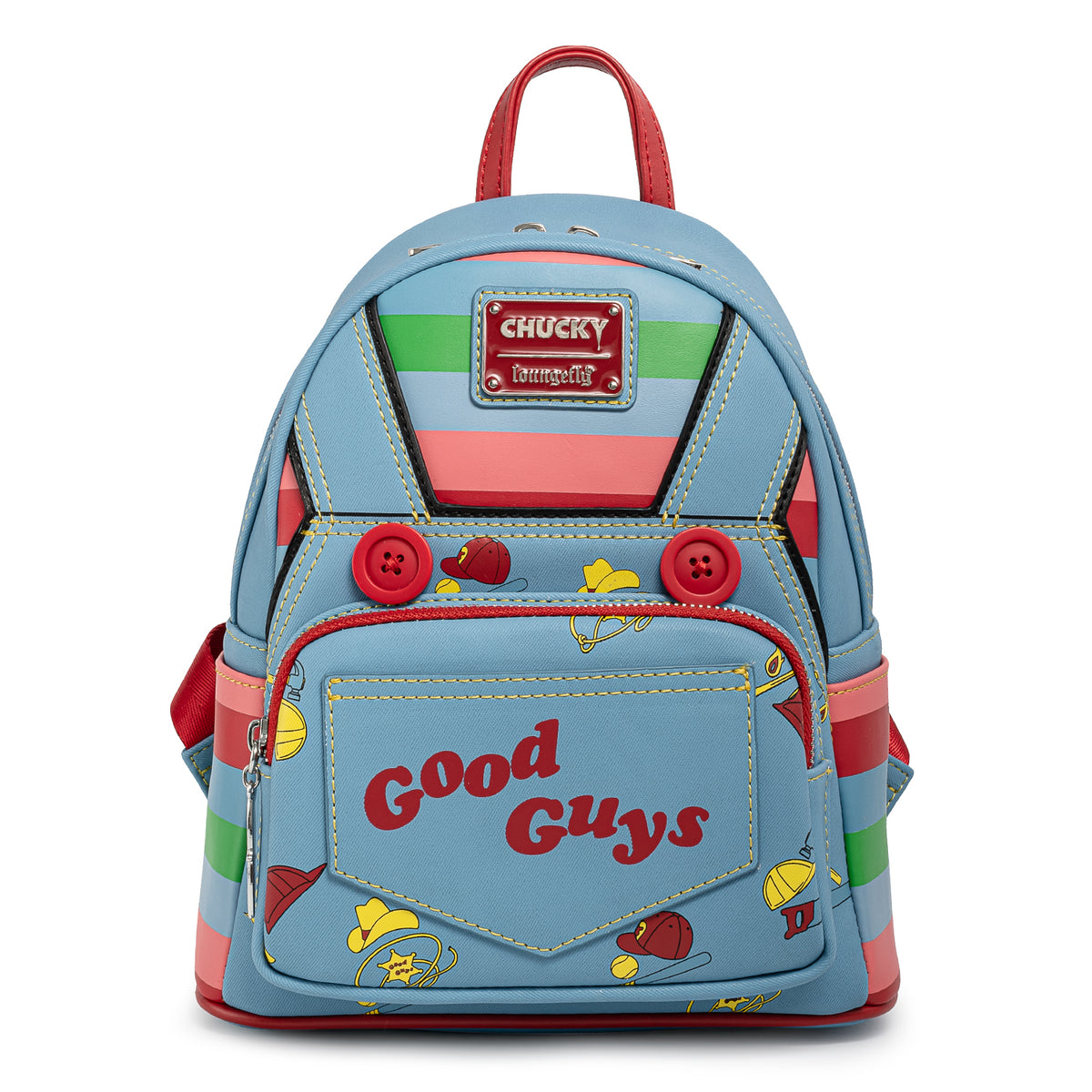 Loungefly Childs Play Chucky Cosplay Mini Backpack – The Line Jumper