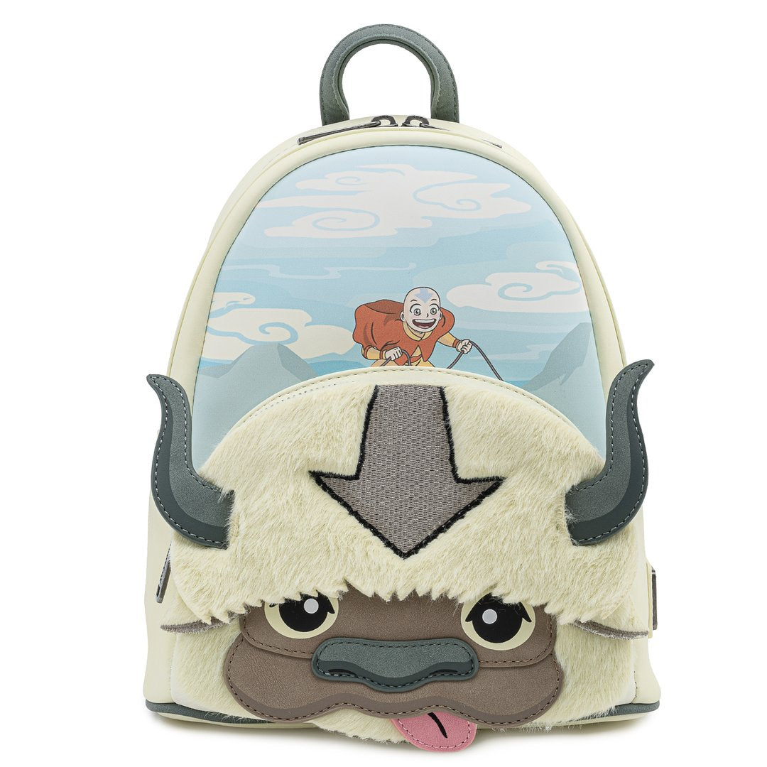 Loungefly Nickelodeon Avatar Aang Appa Cosplay Plush Mini Backpack ...