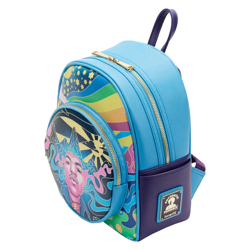 Loungefly Jimi Hendrix Psychedelic Landscape Mini Backpack – The Line ...