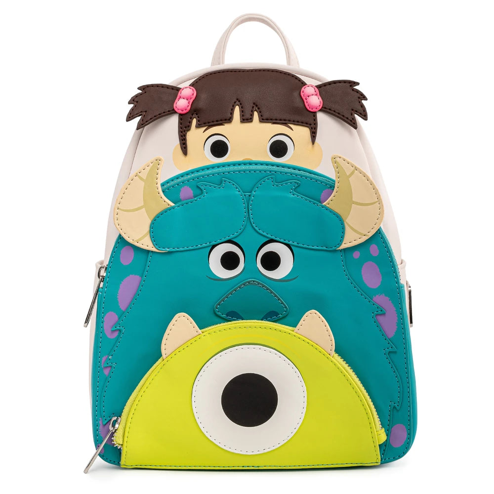 Loungefly Pixar Monsters Inc Boo Mike Sully Cosplay Mini Backpack – The ...