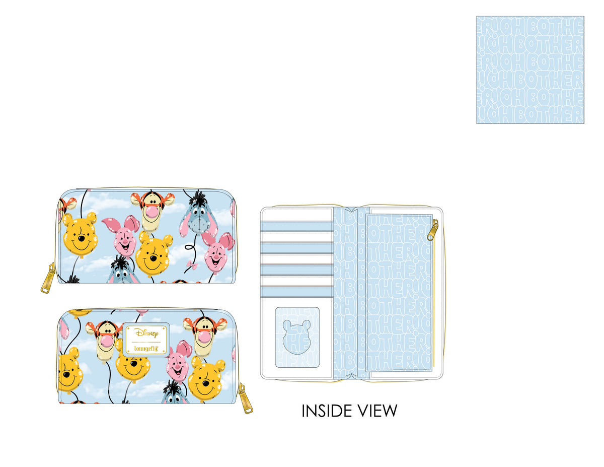 Loungefly Winnie The Pooh Balloon Friends Wallet – The Line Jumper