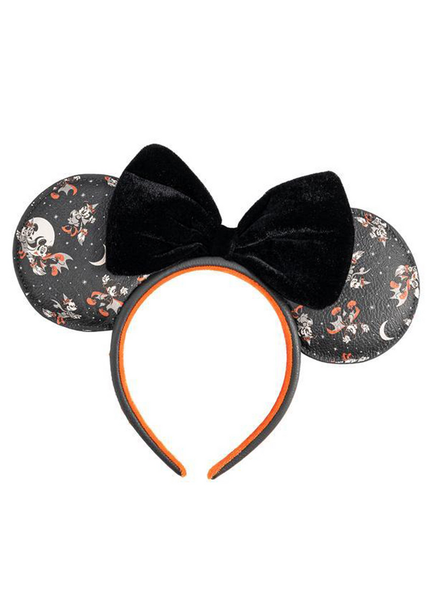 Loungefly Disney Mickey Minnie Halloween Vamp Witch AOP Headband – The ...