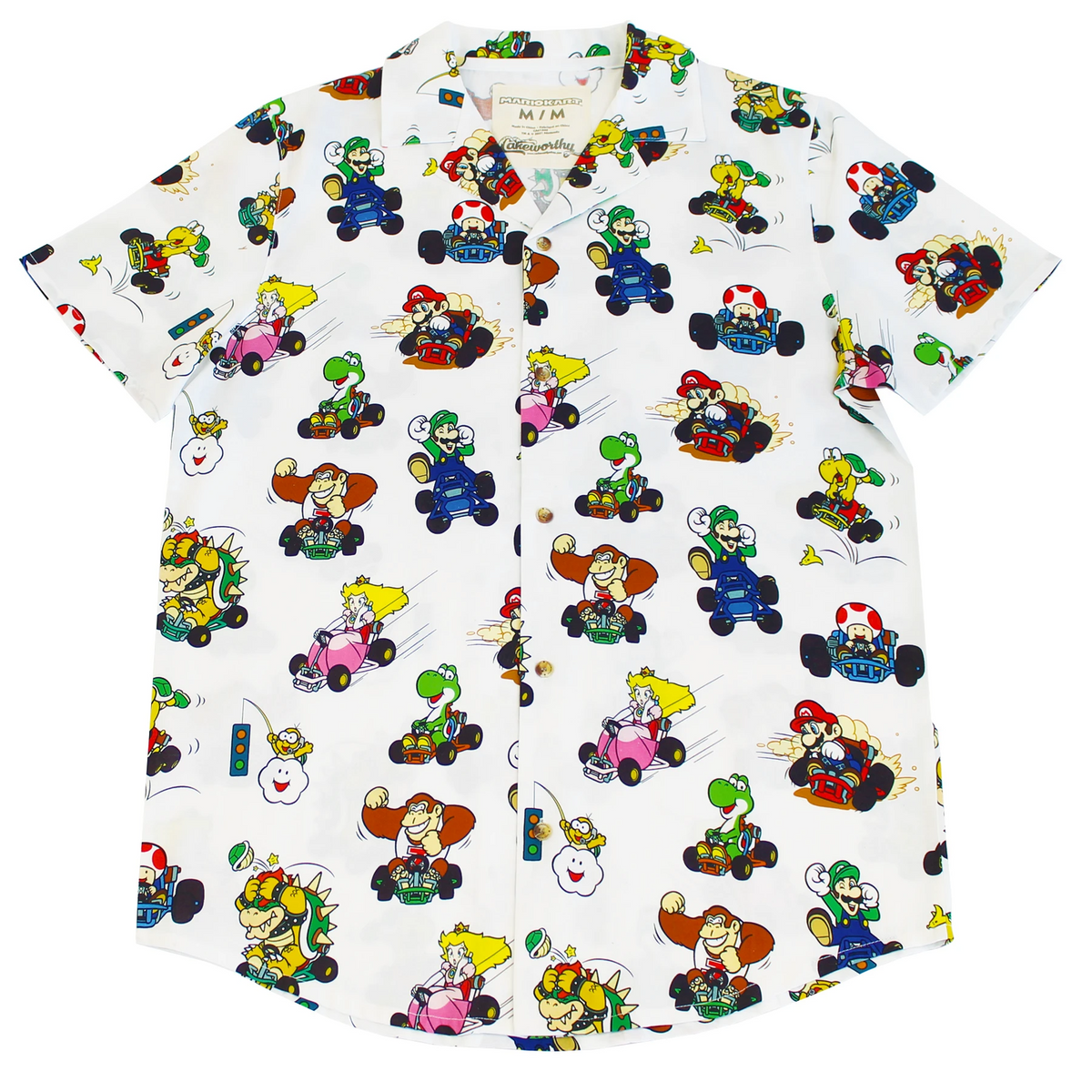 Mario Kart Button Up Shirt – The Line Jumper